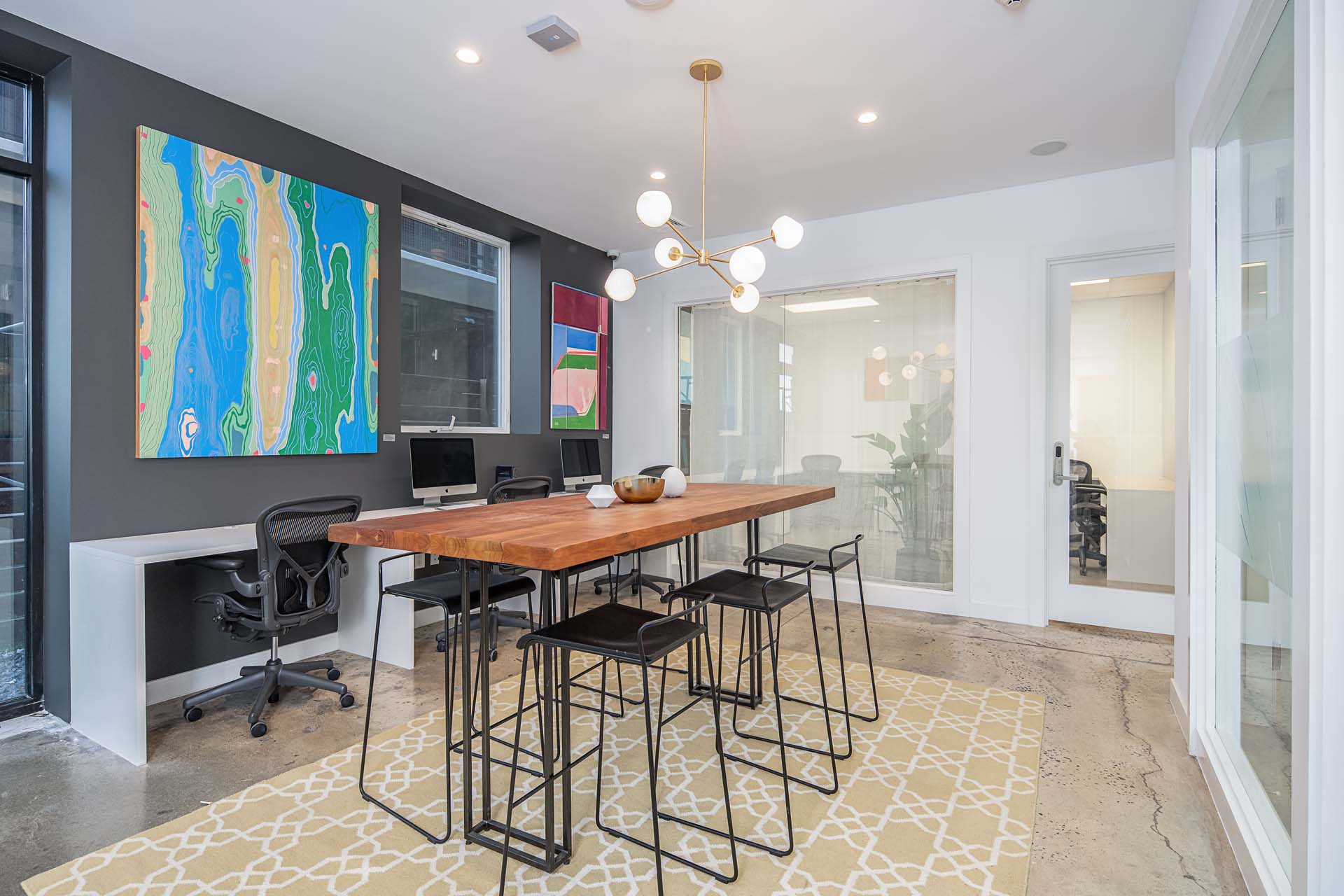 Colab - Office suites & coworking seats in Downtown Jersey City.
